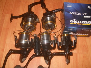 PRO BARCA - Vand set 5 mulinete okuma axeon V2 AXII-60