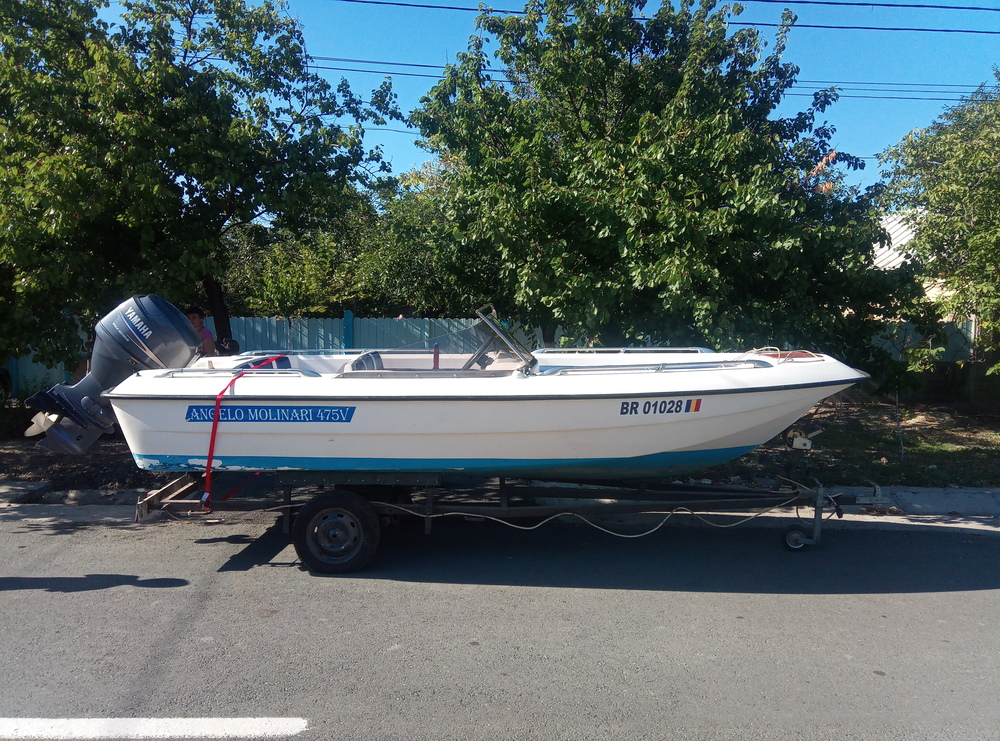 PRO BARCA - Vand barca Angelo Molinari 475 + motor 40 CP